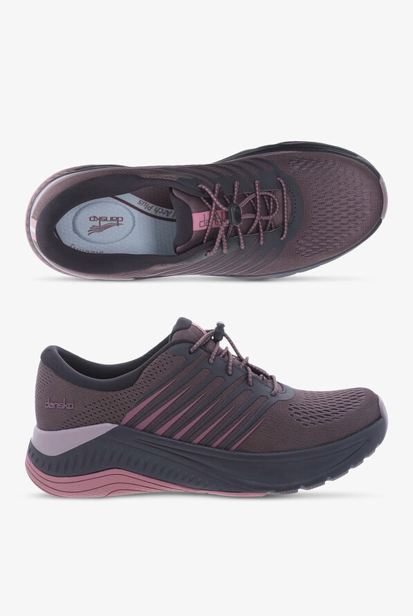 Dansko Women's Penni Raisin Athletic Lace up Nursing Shoes, Nursing Shoes
