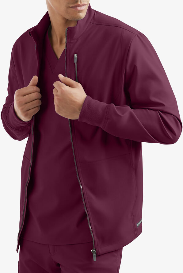 Advantage STRETCH Men's Zip Front Warm-Up Scrub Jacket | Uniform Advantage