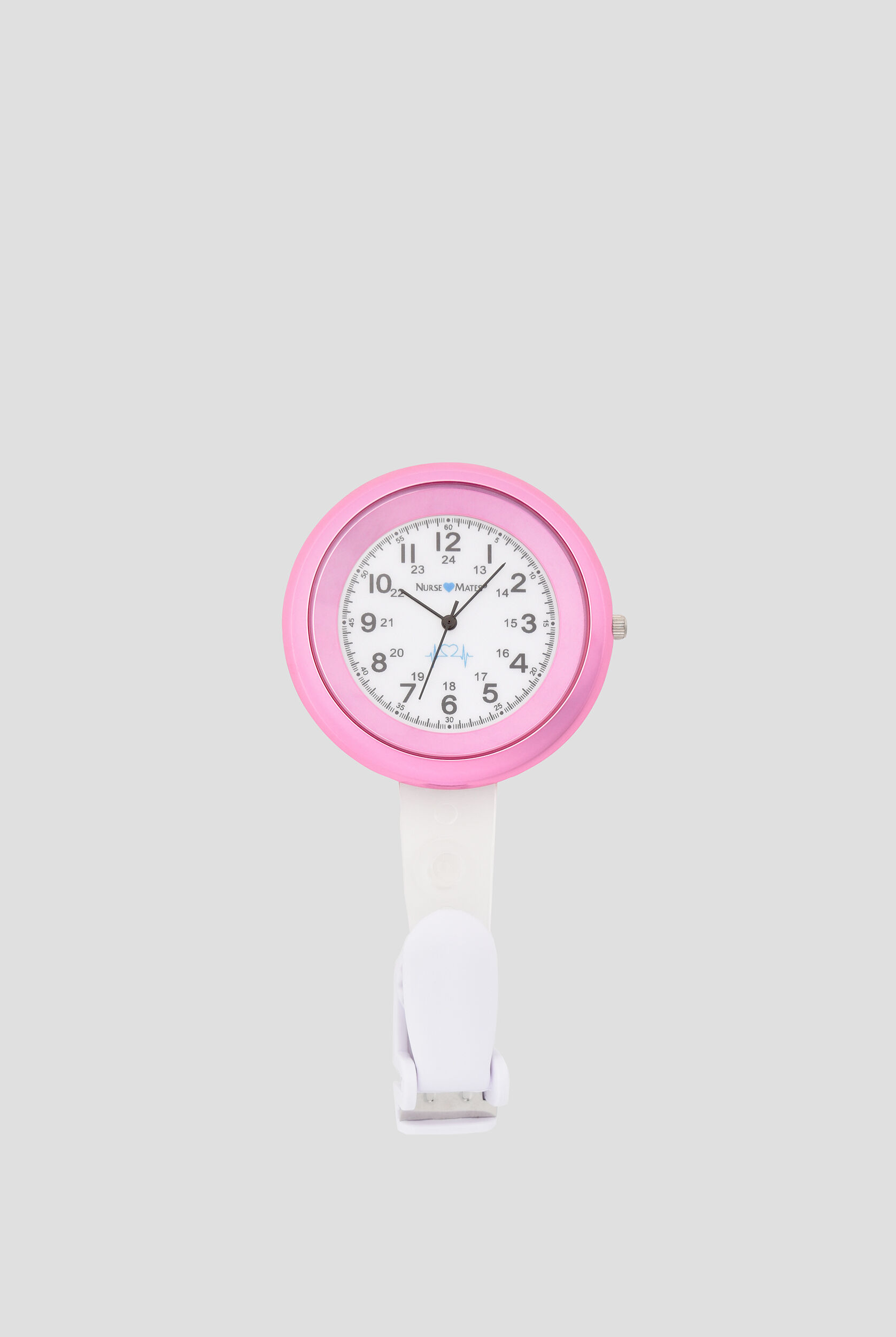 Nurse Mates Pink Clip-on Watch, Nursing watches