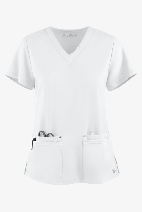 Easy STRETCH Lina Mitered Scrub Top, Stretch Scrubs