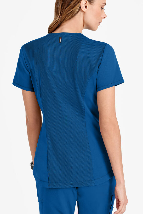 Grey's Anatomy Spandex STRETCH Capri Women's 2-Pocket Rib-Knit Back ...