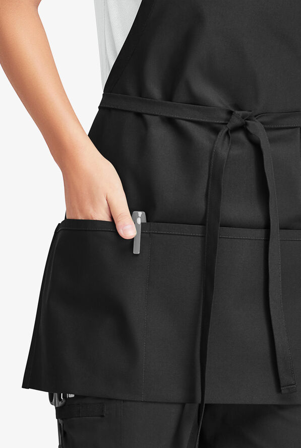 bib apron black