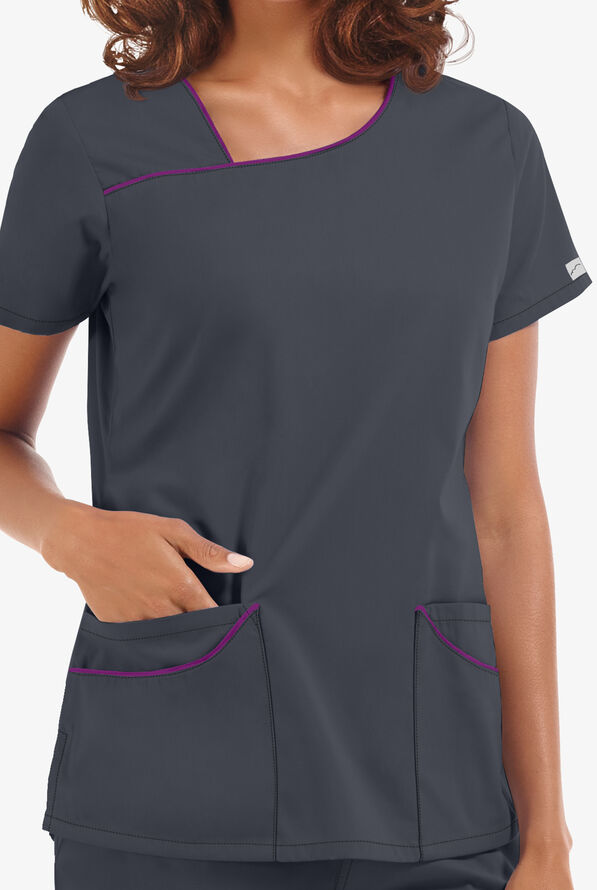 Butter-Soft Scrubs by UA Asymmetrical Scrub Top & Fashion Scrubs
