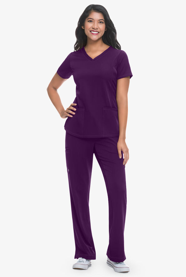 HH Works by Healing Hands Monica Scrub Top | Stretchy Scrub Tops