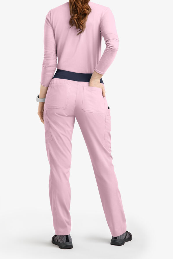 Butter-Soft Originals Women's 5-Pocket Yoga Scrub Pants, Cotton Scrubs