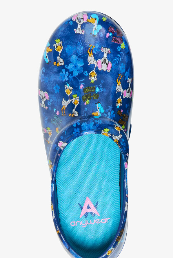 Anywear Unisex SR Angel Easily Emused Nursing Clogs, Nursing Shoes