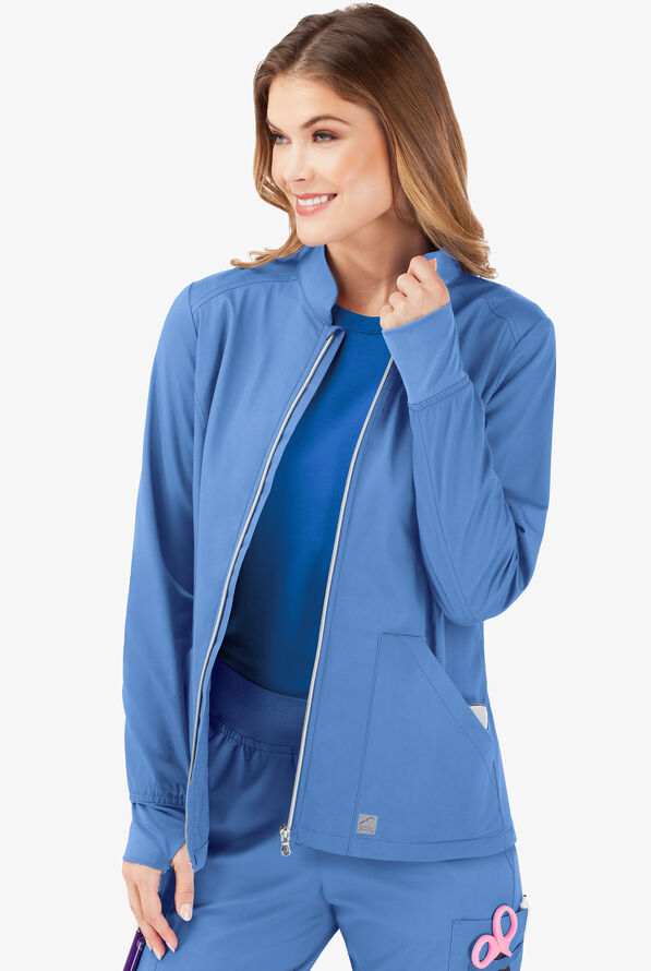 UA Butter-Soft STRETCH Scrubs Zip Front Jacket, Scrub Jackets
