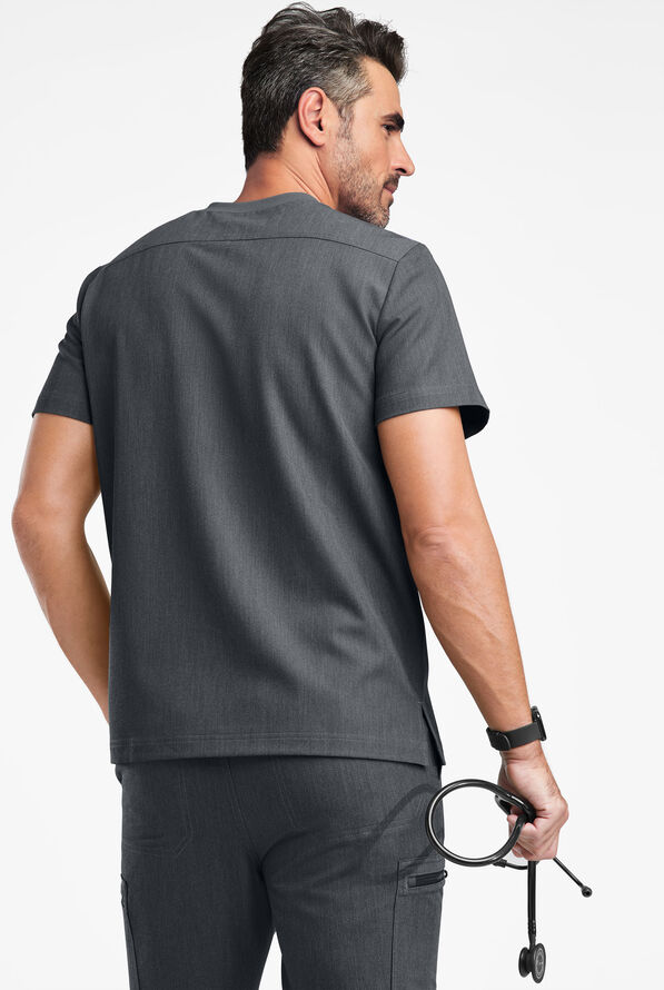 MOVEMENT by Butter-Soft Titan Men's 3-Pocket Crew Neck Scrub Top ...