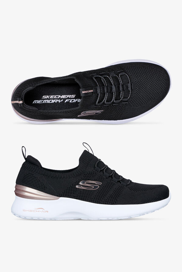 Skechers Sport Women's Skech-Air Dynamight Perfect Steps Black Athletic ...