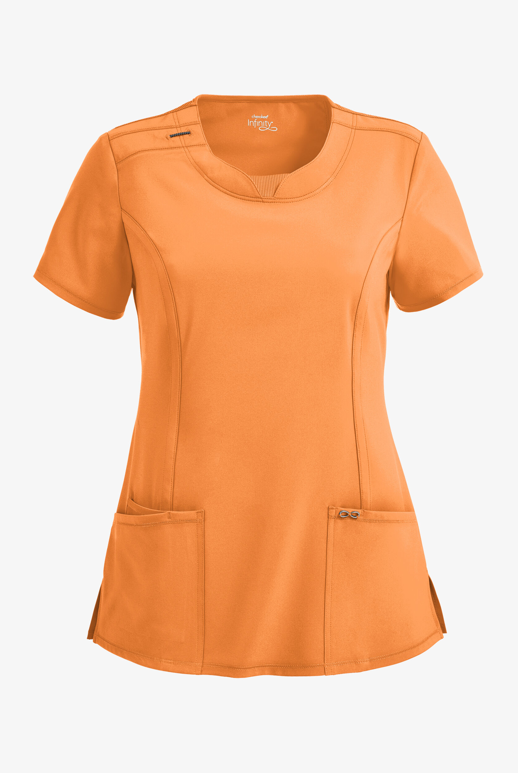 Cherokee Infinity Scrubs Round Neck Scrub Top, Infinity Scrubs