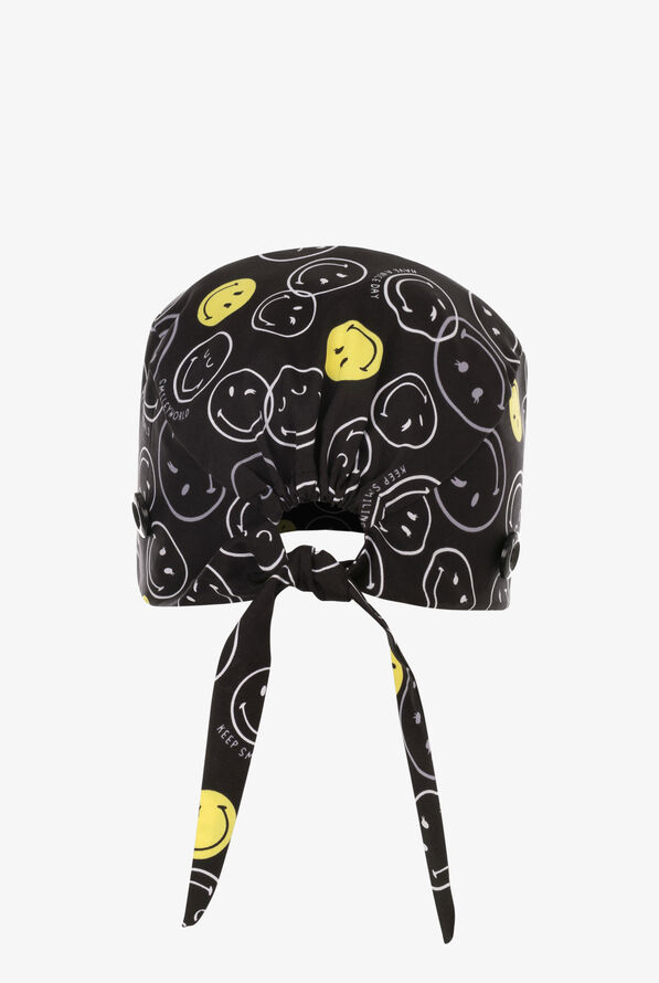 koi Smiley World Doing Great Scrub Cap