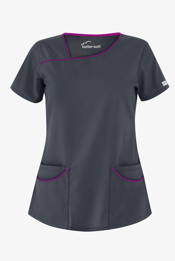 Butter-Soft Scrubs by UA Asymmetrical Scrub Top & Fashion Scrubs