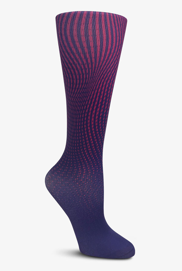 Cutieful Purple Ombre Compression Socks - 10-18 mmHg, Nursing Socks