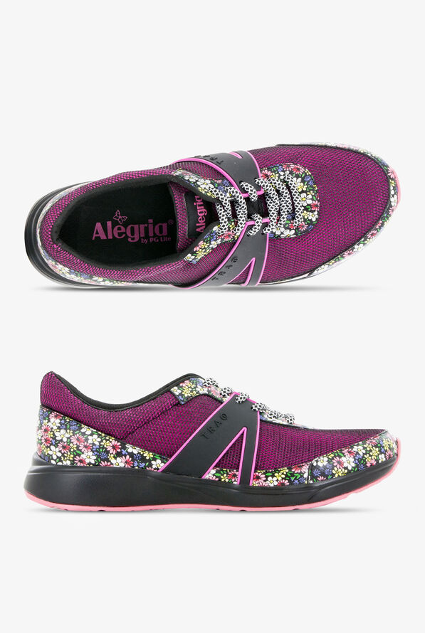 TRAQ by Alegria QAR Wild Flower Nursing Shoes, Medical Shoes