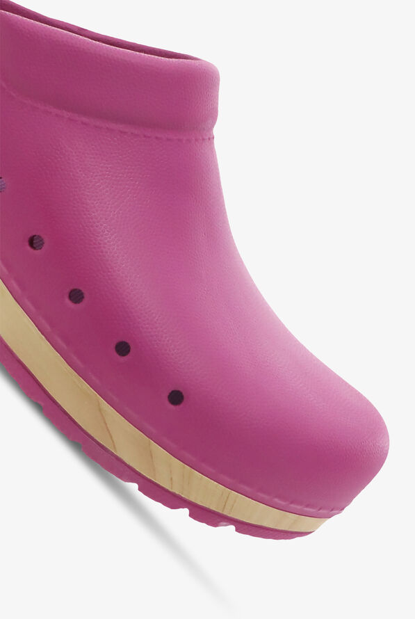 Dansko Kane Fuchsia Lightweight Open Back Clogs, Nursing Clogs
