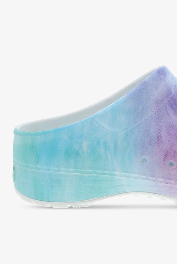 Dansko Kane Tie Dye Lightweight Open Back Nursing Clog, Nursing Shoes