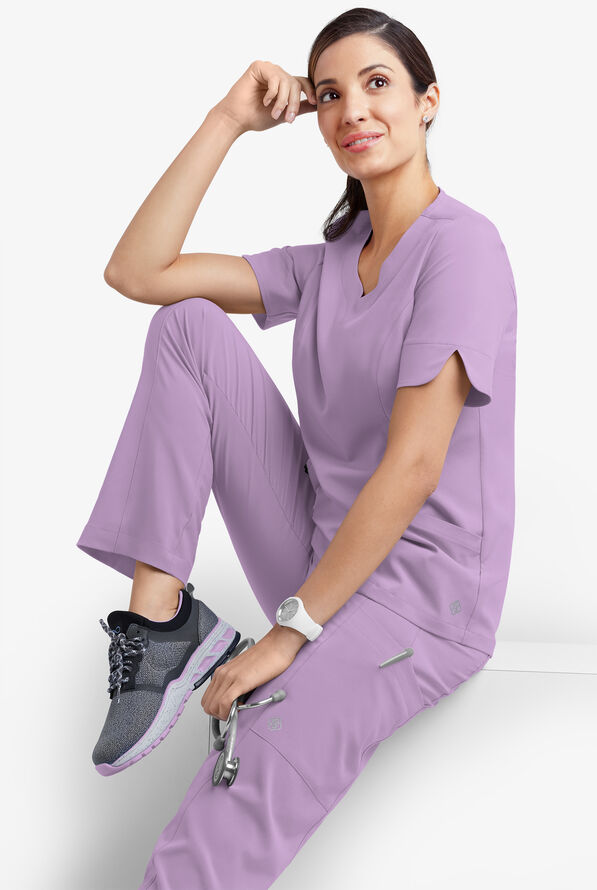 Easy STRETCH Aisha Sweetheart Neckline Top, Fashion Scrubs