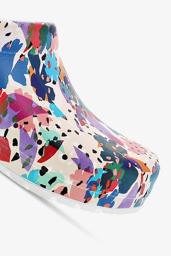 Dansko Women's Kane Flower Party Backless Nursing Clogs, Slip-On Shoes