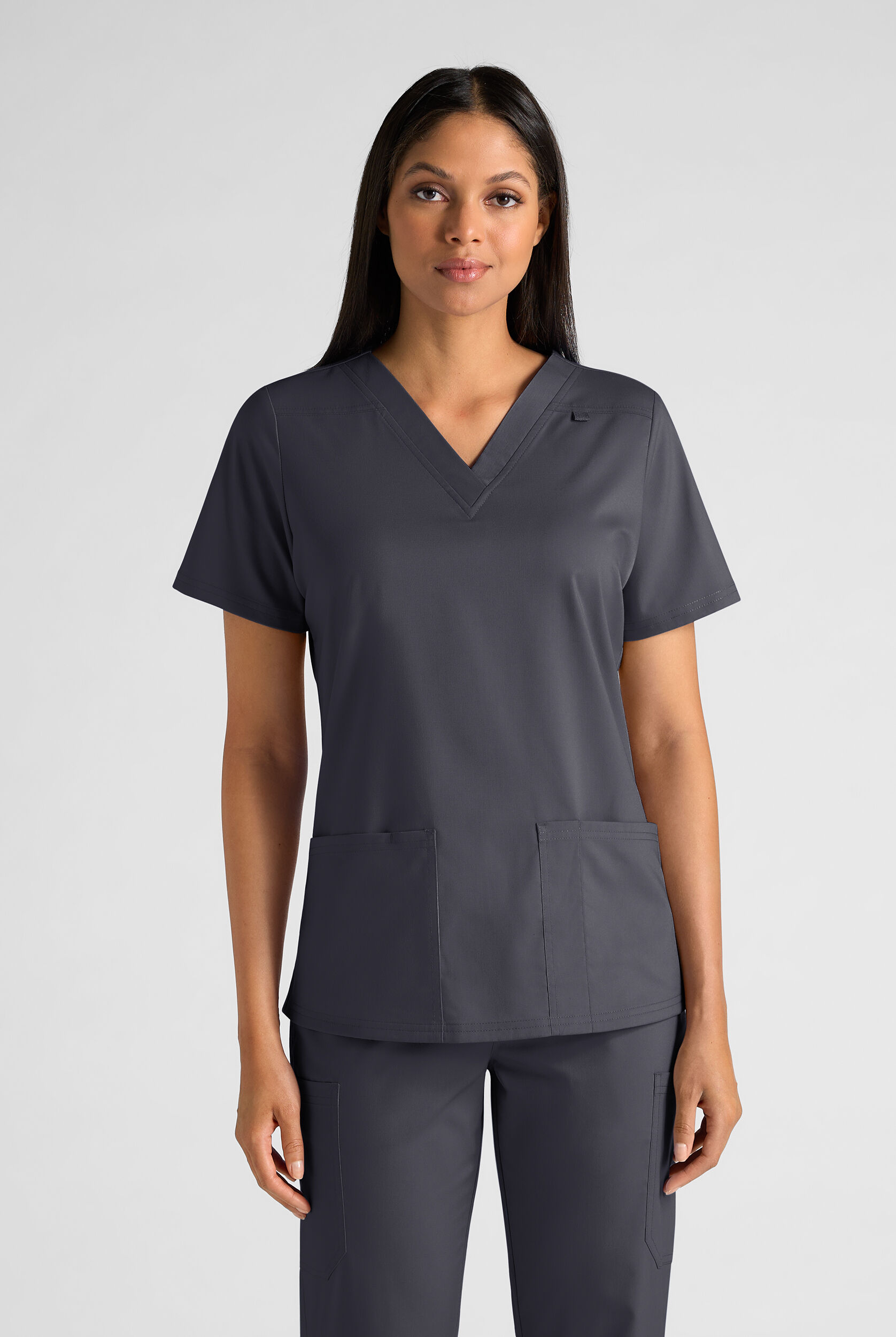 UA Butter-Soft STRETCH V-Neck Scrub Top, Plus Size Scrubs