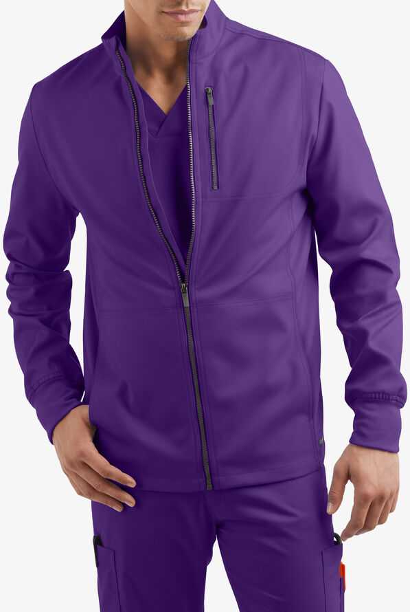 Advantage STRETCH Men's Zip Front Warm-Up Scrub Jacket | Uniform Advantage