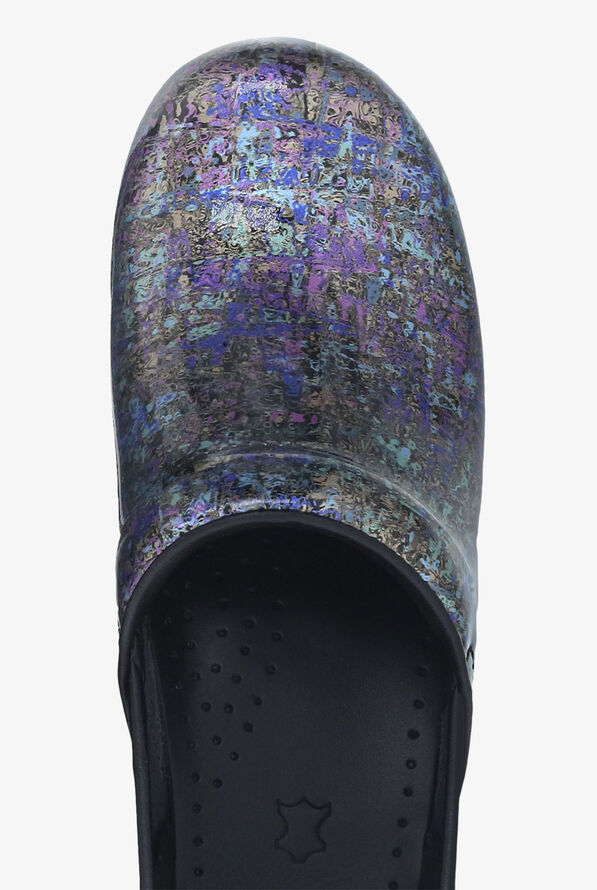 Dansko Women's Professional Metallic Ink Patent Nursing Clogs, Nursing ...