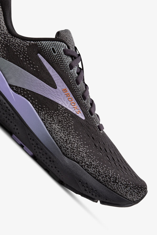 Brooks Women's Ghost 16 Ebony/Lavender/Copper Athletic Lace Up Nursing ...