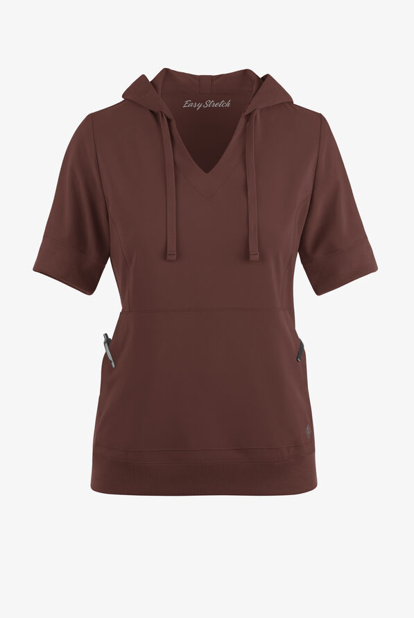 Easy STRETCH True Short Sleeve Pull-Over Hoodie, Nursing Jackets