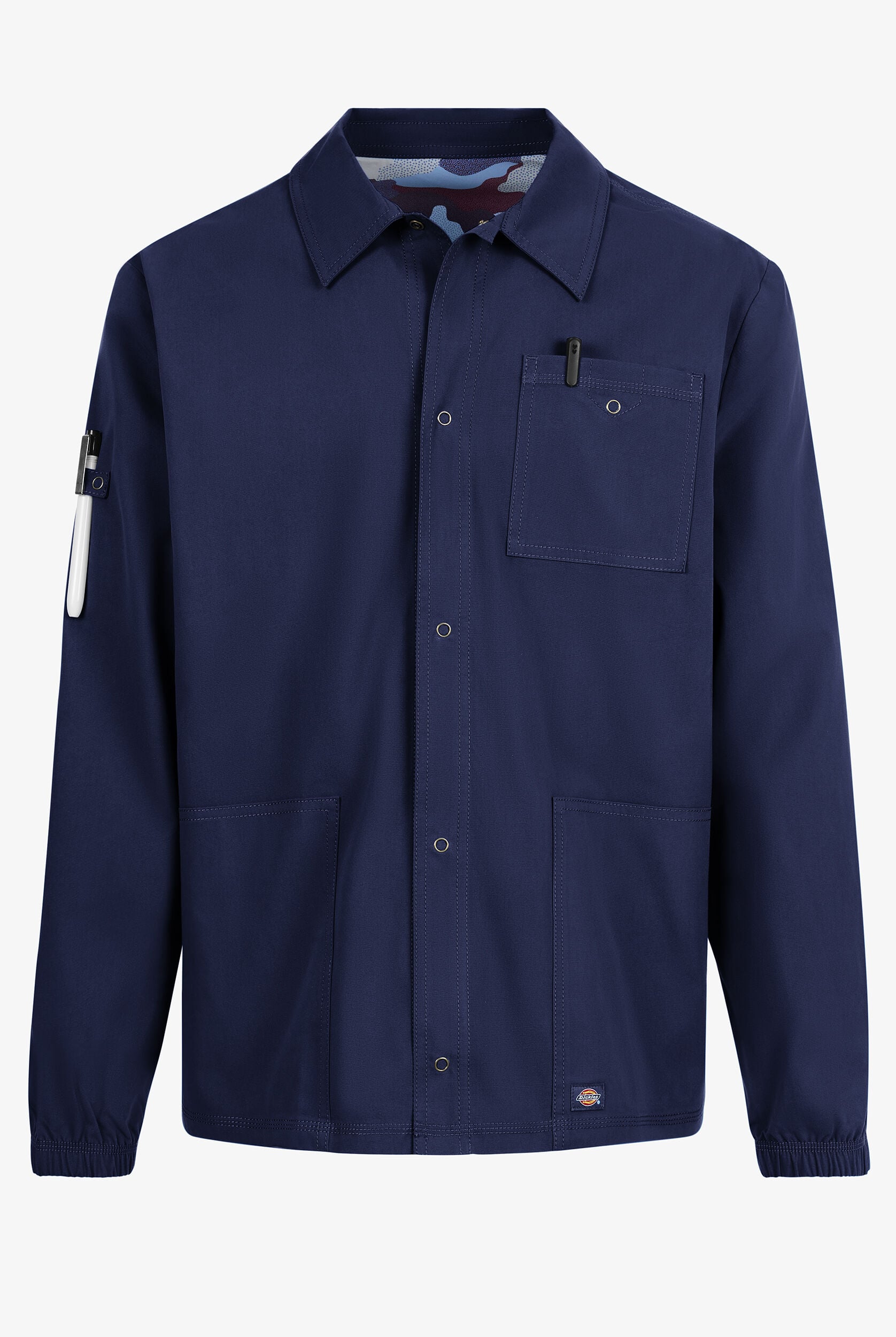 Dickies Forge Men's 3-pocket Snap Front Scrub Jacket, Nursing Jackets