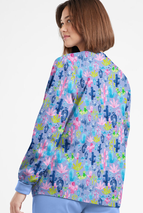 Butter-Soft Originals Desert Cactus Ceil Women's 3-Pocket Warm-Up Print ...