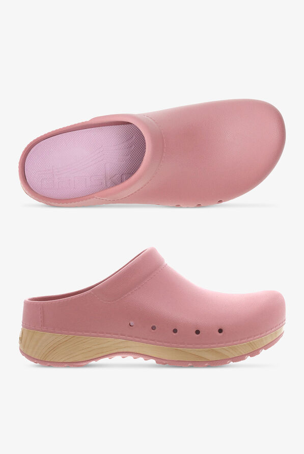 Dansko Women's Kane Rose Backless Clogs, Nursing Shoes