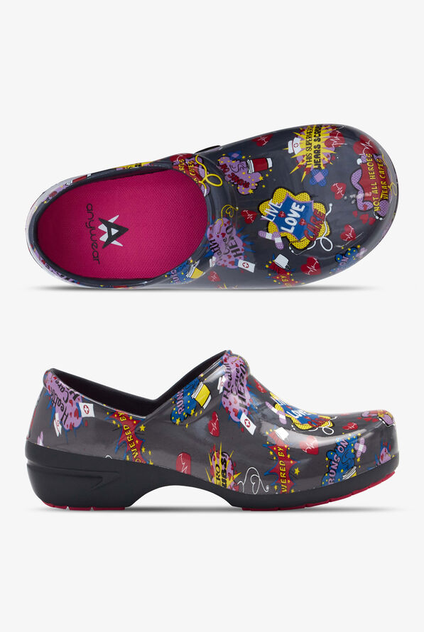 Cherokee Anywear SR Angel Health Care Heroes Clogs, Medical Shoes