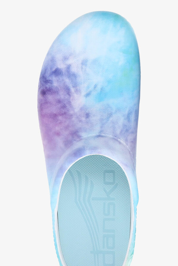 Dansko Kane Tie Dye Lightweight Open Back Nursing Clog, Nursing Shoes