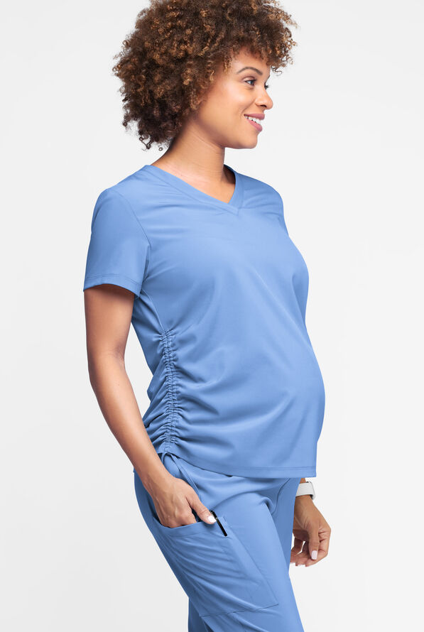 Easy STRETCH Tori Women's Maternity Scrub Top, Maternity Scrub Tops