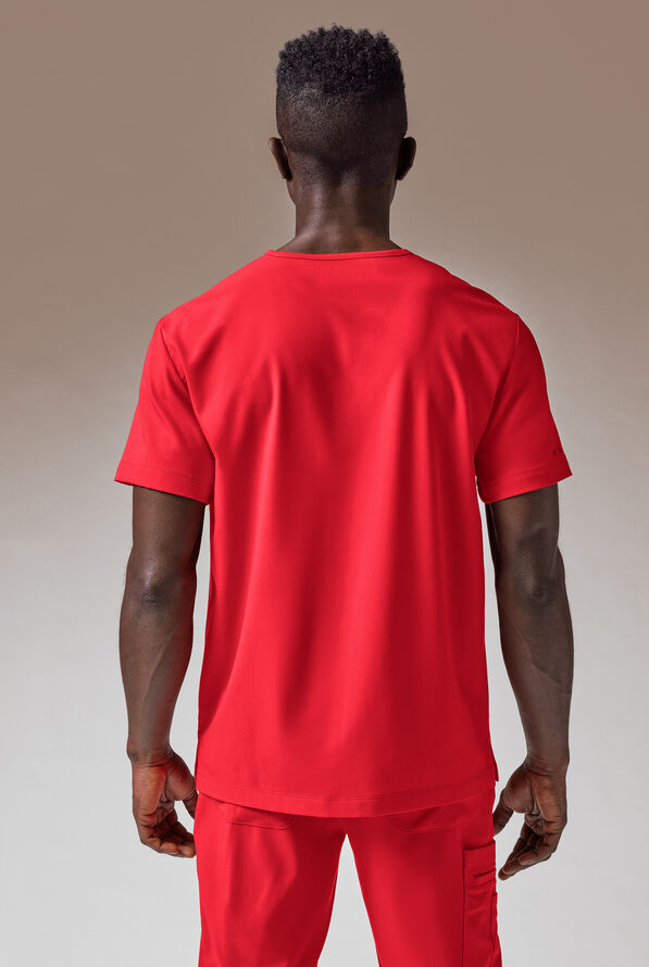 Hypothesis Men's 3 Pocket V-Neck Tuck In / Wear Out Scrub Top, V-Neck Tops