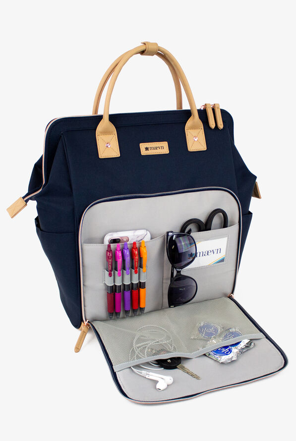 Maevn Ready Go 2 Navy Clinical Backpack, Nursing Bags
