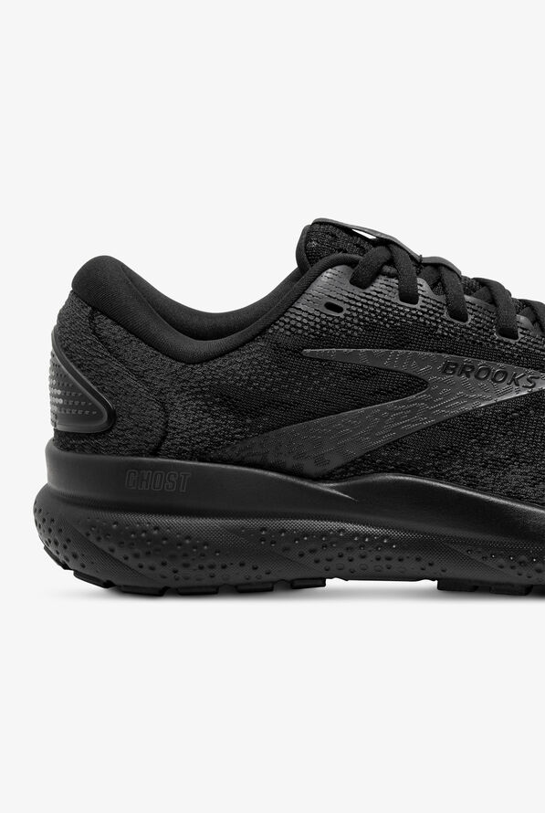 Brooks Women's Ghost 16 Black Athletic Lace Up Nursing Shoes, Athletic ...