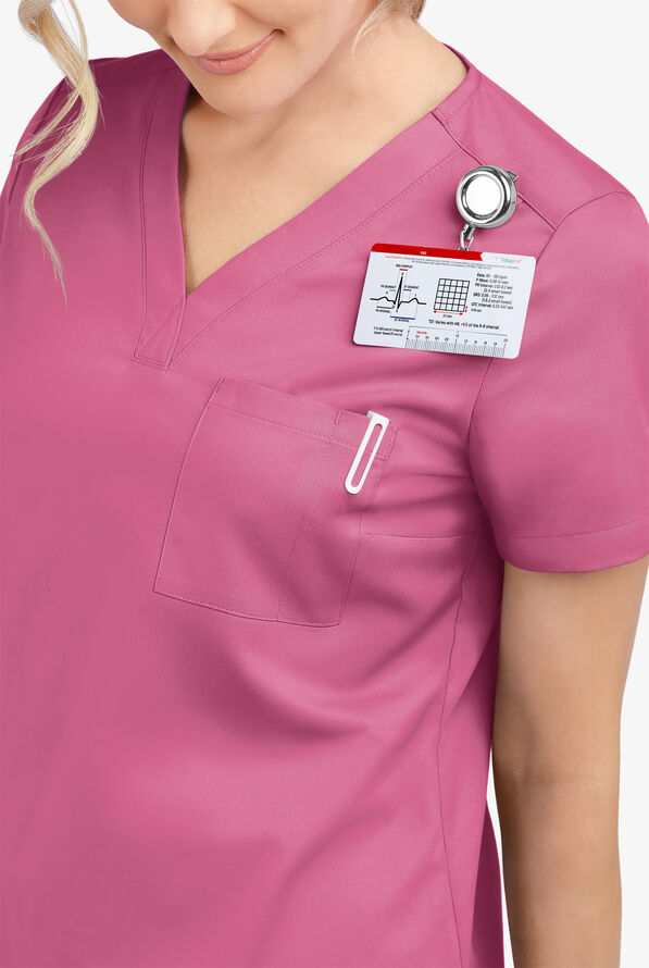 UA Butter-Soft STRETCH Scrubs One Pocket Scrub Top, Nursing Scrubs