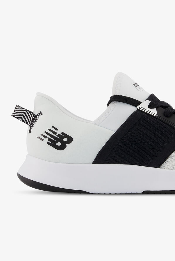 New Balance Women's DynaSoft Nergize v3 White/Black Athletic Shoe, Slip ...