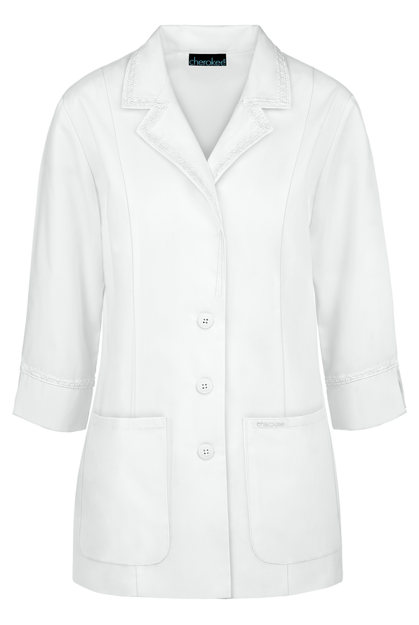 Cherokee 2330 3/4 Sleeve Lab Coat, Women s Lab Coats