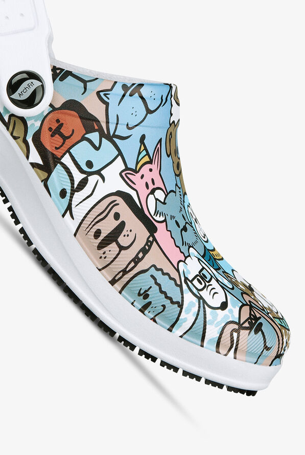 Skechers Work Arch-Fit Slip Resistant Back Strap Clogs, Nursing Clogs