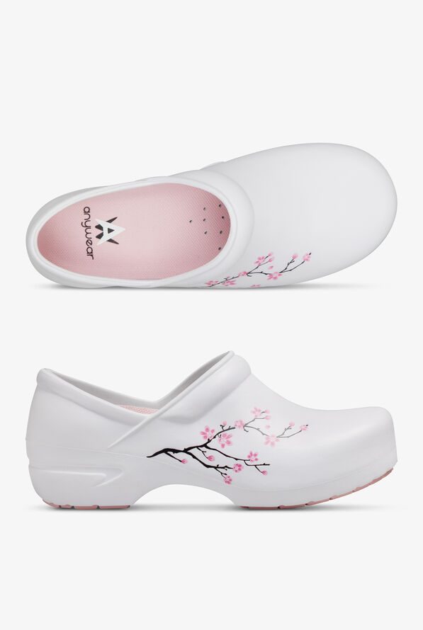 Cherokee Anywear Sr Angel Cherry Blossoms Women's Nursing Shoes ...