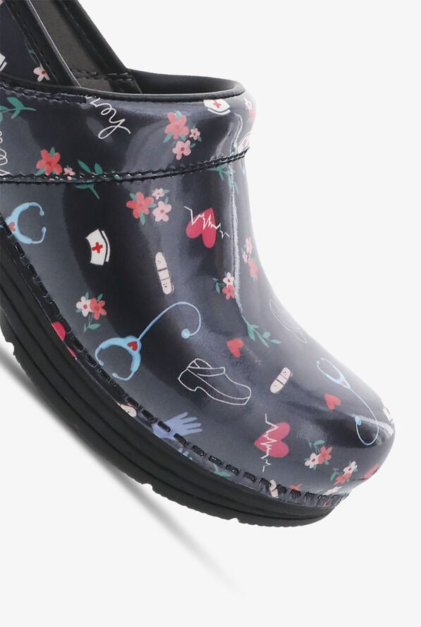 Dansko Lt Pro Hero Patent Leather Nursing Clogs, Nursing Clogs
