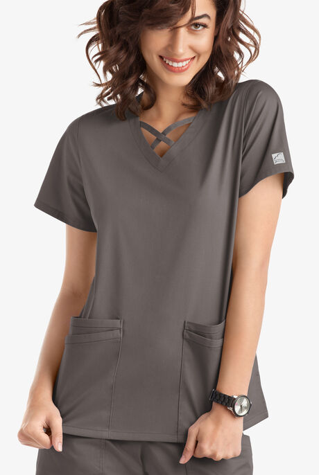 Fashion Scrub Tops | Women's Solid Scrubs | Uniform Advantage