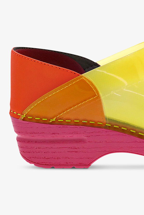 Dansko Professional Yellow Translucent Nursing Clogs, Nursing Shoes