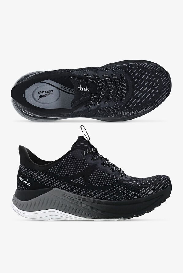 Dansko Women's Peony Black Mesh Athletic Lace Up Nursing Shoes, Nursing ...
