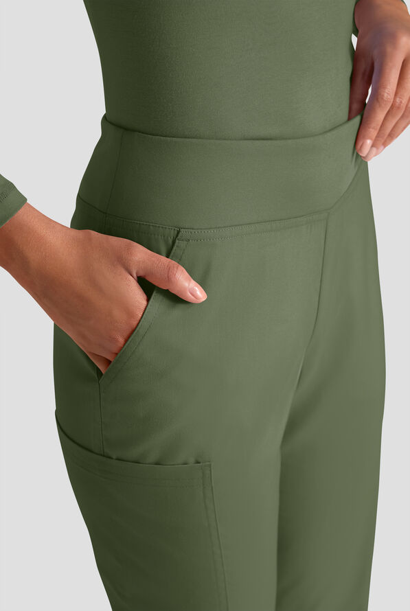 UA Butter-Soft STRETCH Yoga Waistband Scrub Pants, Stretchy Scrubs