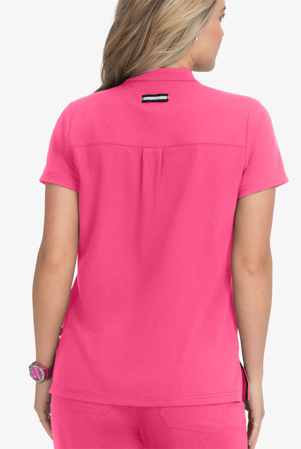 koi Next Gen Driven Women's 4-Pocket STRETCH Round Neck Scrub Top ...