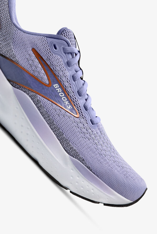 Brooks Women's Glycerin 21 Lavender/Black/Copper Athletic Lace Up ...