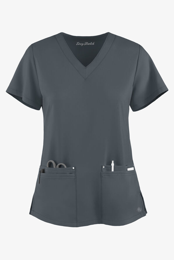 Easy STRETCH by Butter-Soft Lina Mitered Scrub Top, Stretch Scrubs