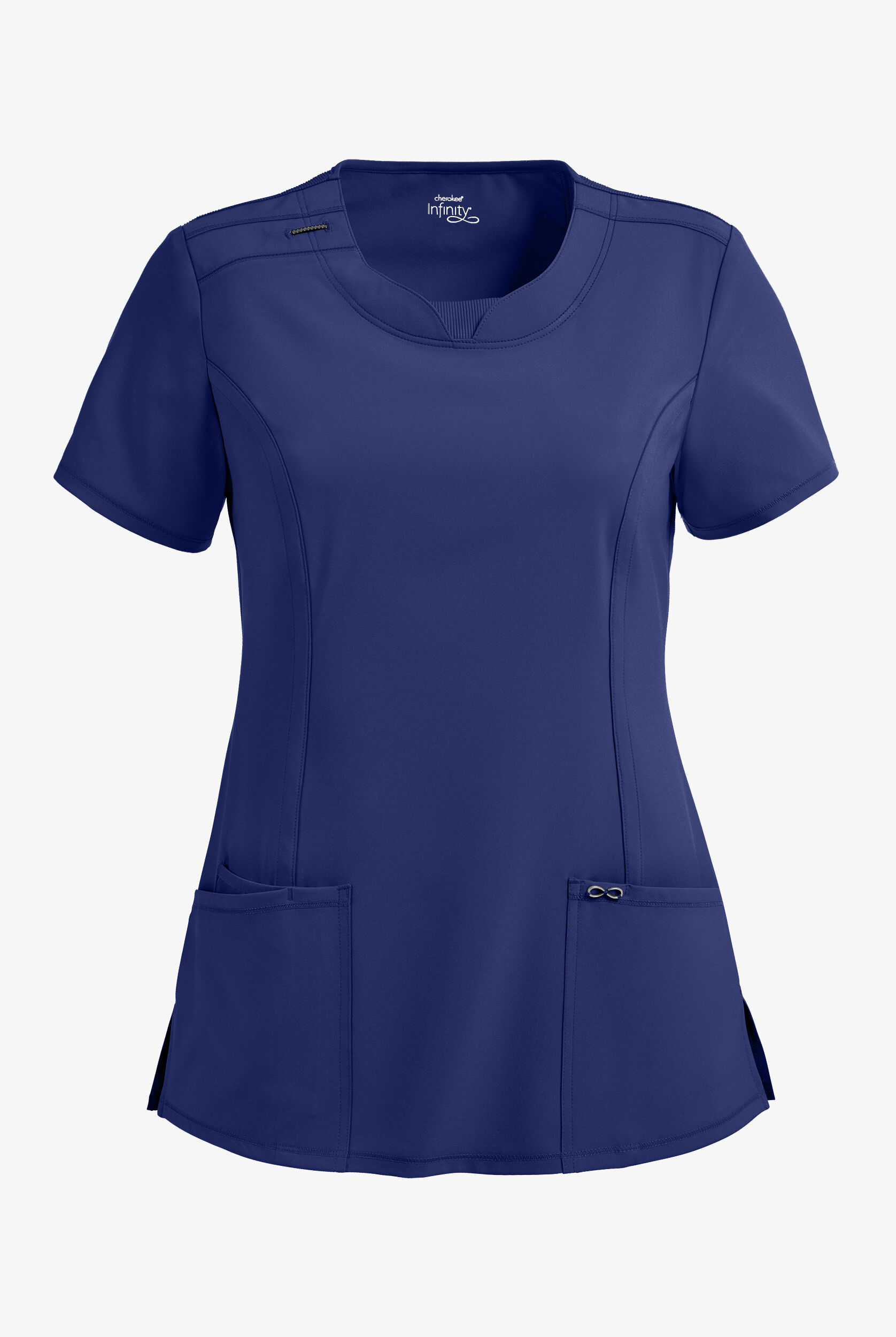 Cherokee Infinity Scrubs Round Neck Scrub Top, Infinity Scrubs
